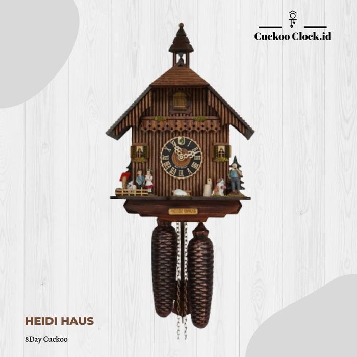 Jual Jam Kukuk Tradisional Heidi Haus! Cuckoo Clock 8 Hari! Asli Jerman ...