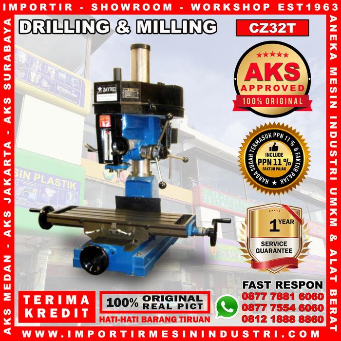 Jual mesin milling mill drill bor duduk - frais tipe AKS CZ32T ...