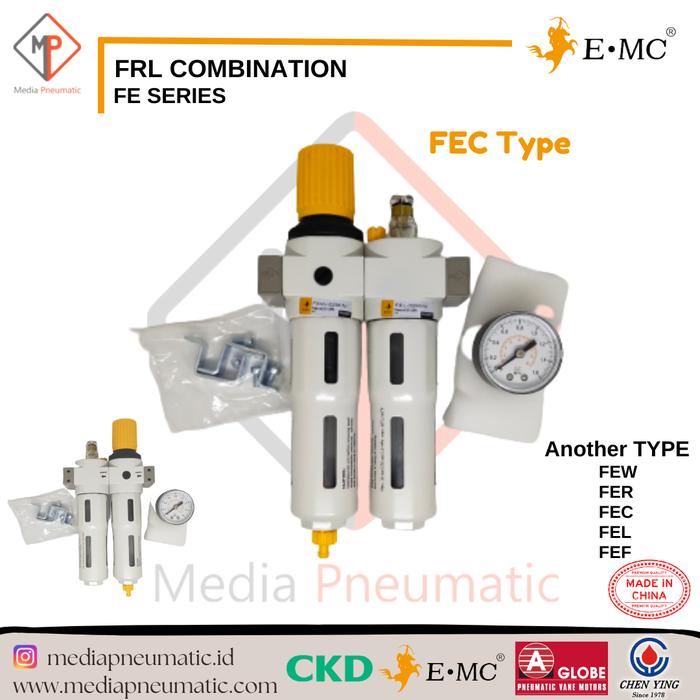 Jual F.R.L Air Unit FEC-02/FEC-2000 Mini Italy Style Pneumatic EMC MP - Jakarta Barat - Media ...