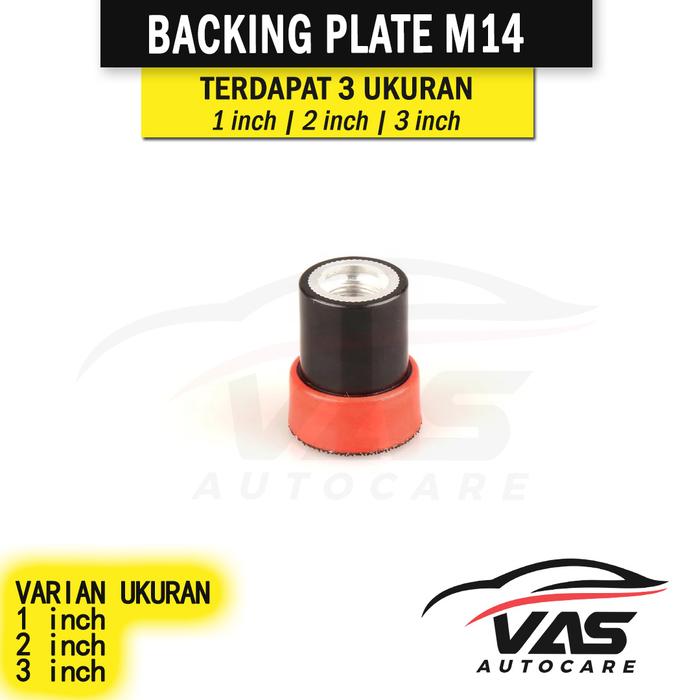 Jual Backing Plate M14 Back Pad 1" 2" 3" inch SET 3pcs Mesin Poles ...