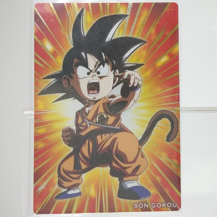 Jual Son Goku 1 N Shokugan Dragon Ball Card Wafer Unlimited - Kab. Purwakarta - Capsule Corp ...