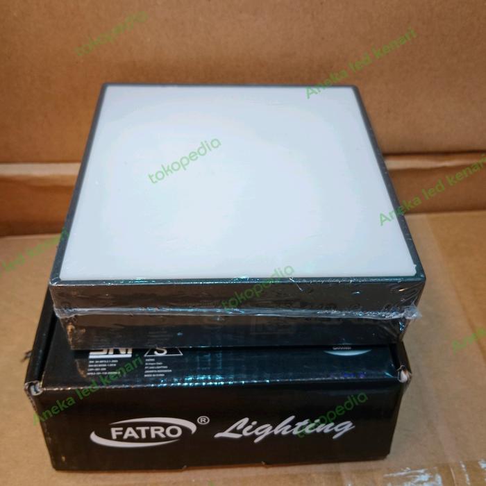 Jual Downlight Panel outbow Kotak hitam segi 16W 24W 30W Fatro - Putih ...