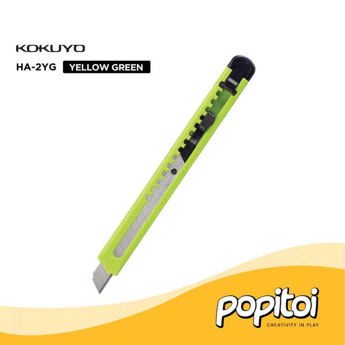 Promo KOKUYO Cutter with Fluorine Coated Blade BLACK WHITE - YELLOW ...