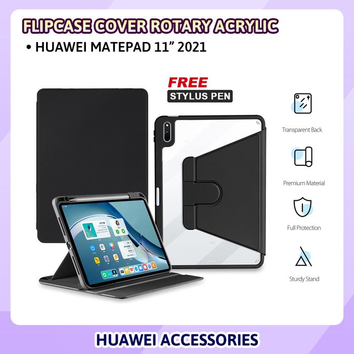 Jual Huawei MatePad 11 2021 Flipcase Rotate Sarung Casing Slot Pen ...