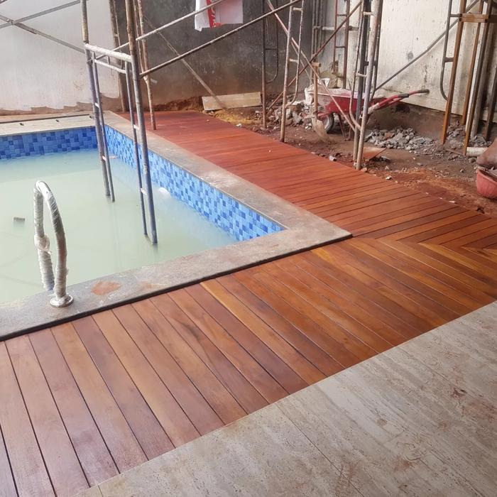 Jual pemasangan decking kayu ulin kolam renang harga perm2 - Kota Depok ...