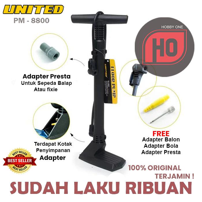 Promo Pompa UNITED PM-8800 Pompa Ban Pompa Sepeda Motor Pompa Bola ...