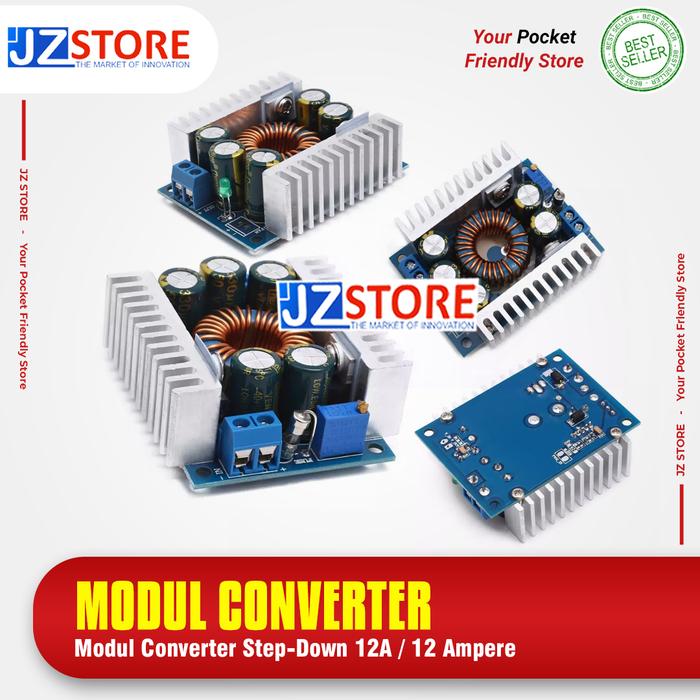 Jual Modul Converter Step-Down 12A / 12 Ampere - Kota Medan - JZTECH.ID ...