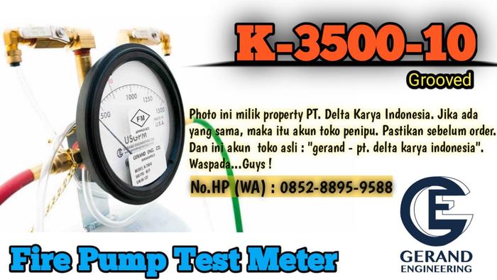 Jual Flowmeter / Flow Meter Gerand, K-3500-10, USA, 10 Inch, Grooved, NEW ! - K-3500-10 - Kota ...
