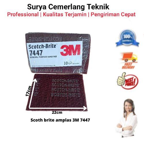 Jual Scoth brite amplas 3M 7447 amplas merah maaron - Kab. Tangerang ...