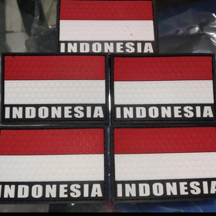 Promo patch rubber merah putih/logo merah putih tempelanan - Jakarta ...