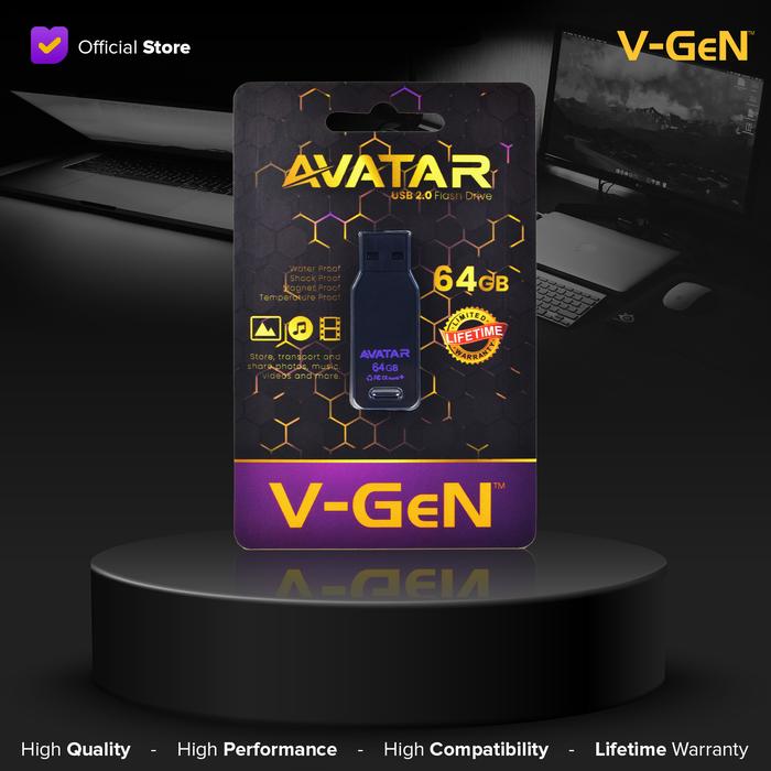 Jual V-GeN USB Flashdisk 64GB AVATAR Flash Disk 64 GB VGEN Drive ...