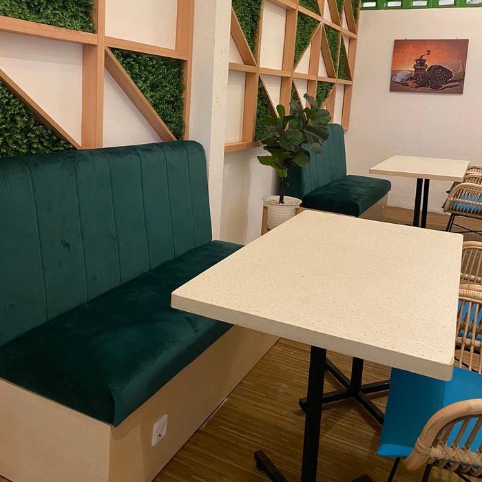 Jual sofa resto sofa cafe sofa bar sofa custom sofa kantin - Kab ...
