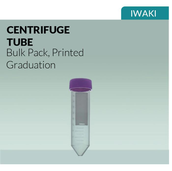 Jual TABUNG SENTRIFUSE 15mL Centrifuge Tubes 15mL PS 25pcs/pack IWAKI ...