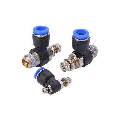 Jual fitting pneumatic speed control selang 4mm drat M5 KSL 4-M5 (H ...