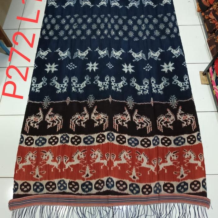 Jual Khain kombu tenun khas sumba timur.pewarna alam 100%. UKURAN BESAR ...