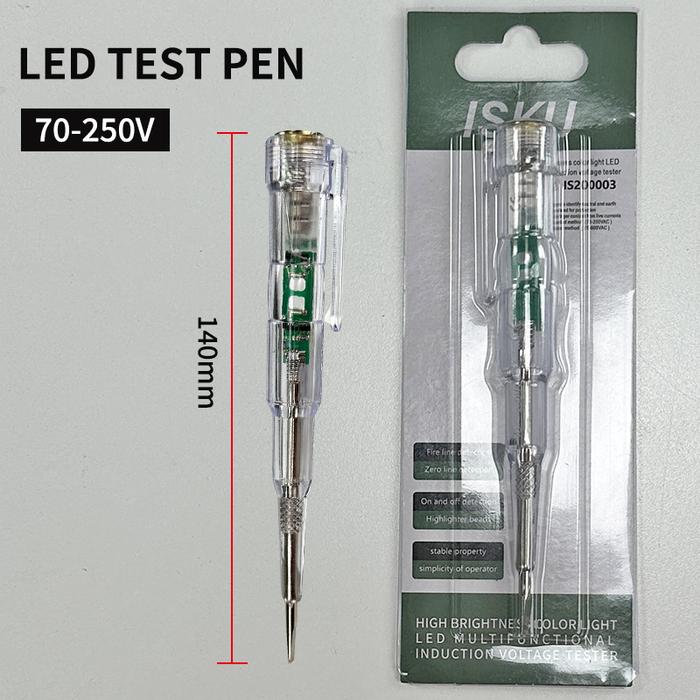 Jual ISKU Obeng Test Pencil Tester TesPen Obeng Tes Indicator Dual LED ...