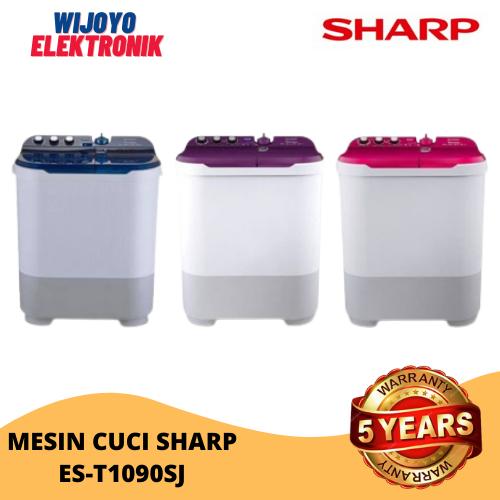 Jual MESIN CUCI SHARP EST 1090 10 KG 2 TABUNG 1090 10KG DOLPHINWAVE ...