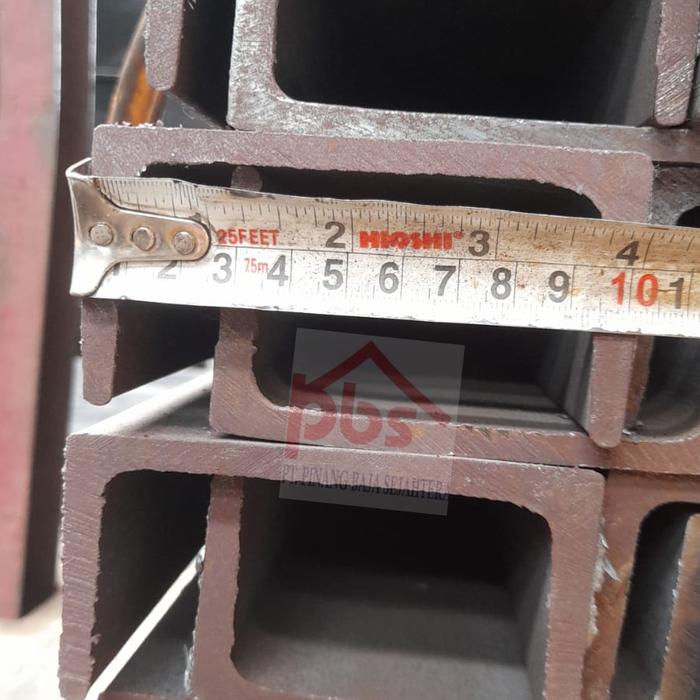 Jual UNP 100 EQ 48kg ( TEBAL 5 MM )/Besi UNP 100 Export Quality 48 kg ...