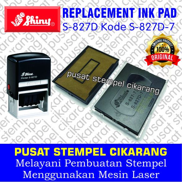 Jual Bantalan Stempel / Replacement Ink Pad Shiny / S-827-D - Kab ...