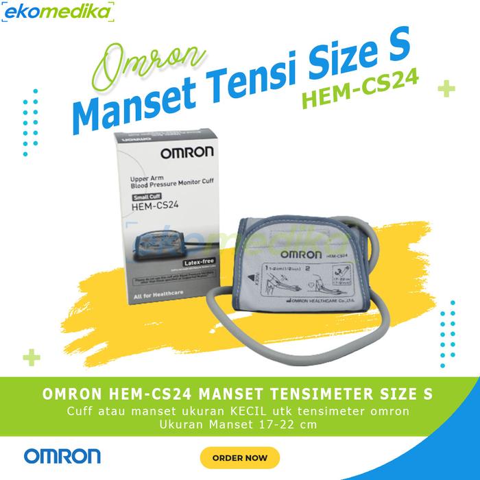 Jual OMRON CUFF / MANSET TENSIMETER TENSI DIGITAL OMRON Ukuran S M L ...