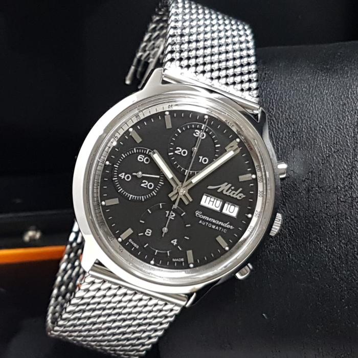 Jual Mido Commander Automatic Day Date Chronograph Original 40mm - Kota ...