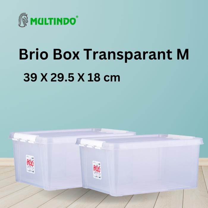 Jual Brio Kontainer Box Serbaguna (M) 15 lt - Transparant - Kota ...