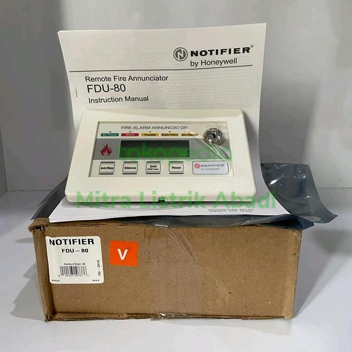 Jual Fire Alarm Annuciator FDU-80 Notifier Addressable panel FDU 80 ...