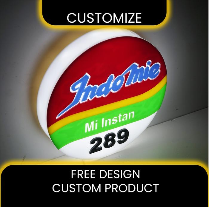 Jual Emboss Minimalis Sign Box I Neon Box Round Huruf Timbul Design Custom - Kab. Bantul ...