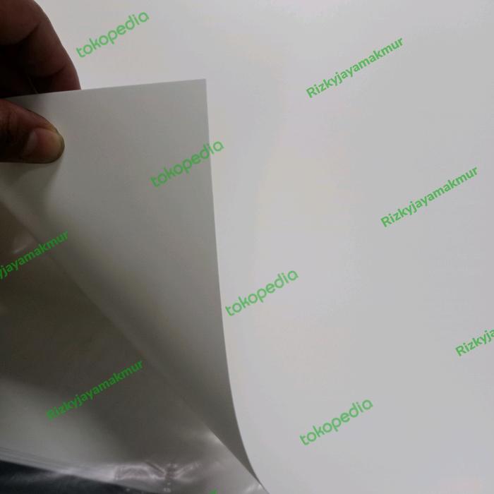 Jual PVC Sheet mika kaku putih dop Lembaran 0.5mm x 70cm x 100cm ...