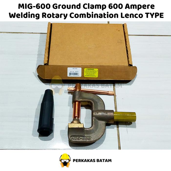 Jual MIG-600 Ground Clamp 600 Ampere Welding Rotary Combination Lenco ...