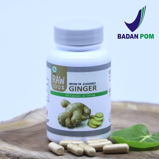 Jual RAW 100 - GINGER / pencernaan, rematik, masuk angin, batuk, PMS ...