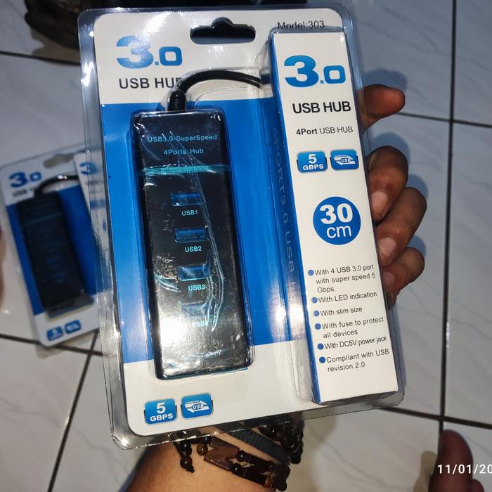 Jual USB Hub 3.0 Adaptor extension UNIVERSAL Laptop PC komputer - Kota ...