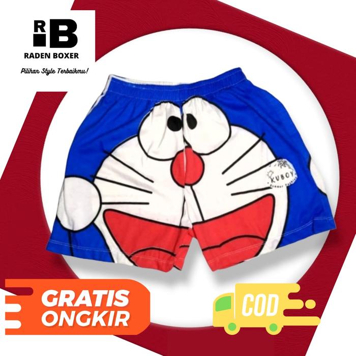 Jual Boxer Doraemon Boxer Karakter Boxer Gambar Kartun Boxer Unisex ...