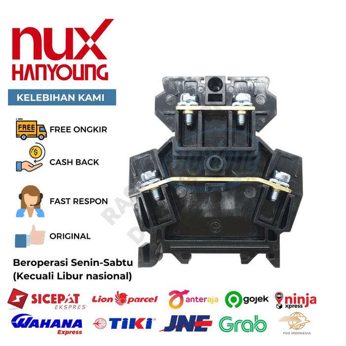 Jual HANYOUNG NUX Terminal Block HYBT-15A-2 15A 600V - Jakarta Barat ...