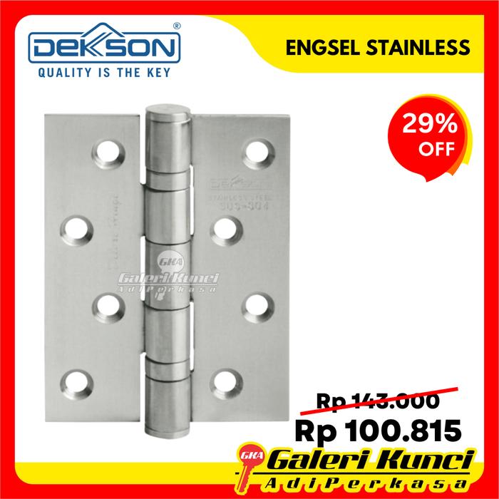 Jual Engsel Dekson Dekkson DELUXE 4X3X2MM 2BB SSS Engsel Pintu Jendela ...