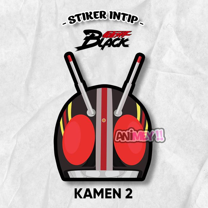 Jual Stiker Intip Kamen Rider / Sticker Baja Hitam Waterproof - 2, HP ...