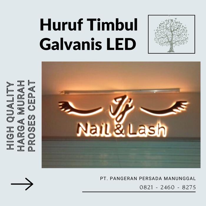 Jual Huruf Timbul Plat Galvanis Backlight Signage Lettersign Cafe Bar ...
