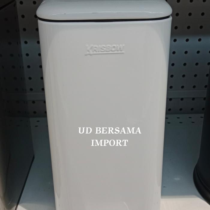 Jual KRISBOW Tempat Sampah Stainless Slim Soft Close 5L/Pedal Bin - Putih - Kota Surabaya - UD ...