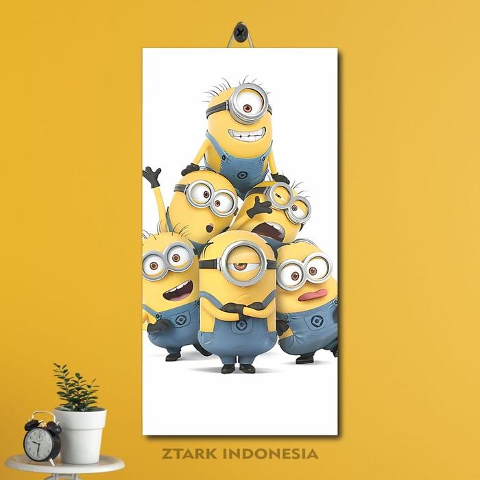 Jual POSTER KAYU GAMBAR MINION ILEEF/QRWSN/ POSTER KAMAR FILM MINION ...