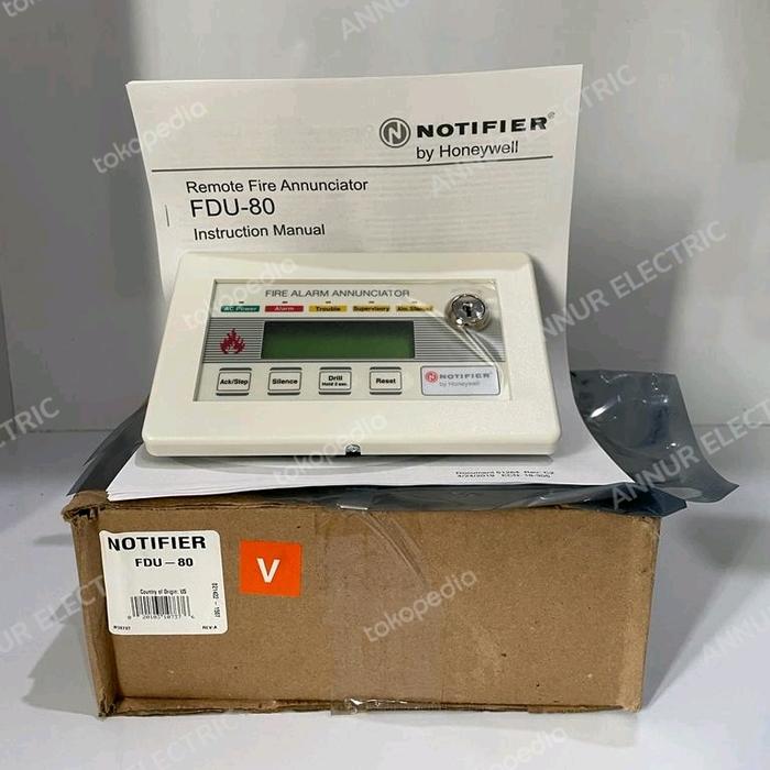 Jual NOTIFIER FDU-80 FDU 80 FIRE ALARM ANNUNCIATOR ORIGINAL - Jakarta ...