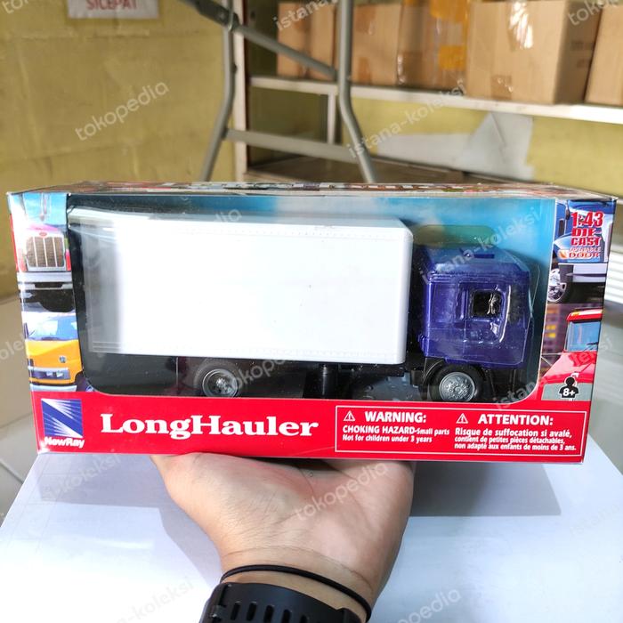 Jual Miniatur Truck MAN F2000 Box Long Hauler 1:43 Truk Metal Diecast ...