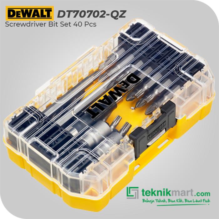 Promo Dewalt Screwdriver Bit Set 40 Pcs / Mata Obeng Set DT70702 Cicil ...