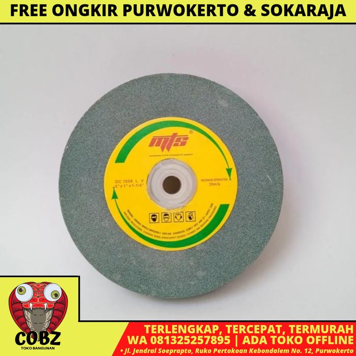 Jual D 6 IN / MTS Mata Gerinda Batu Gosok Asah Besi Grinding Wheel ...
