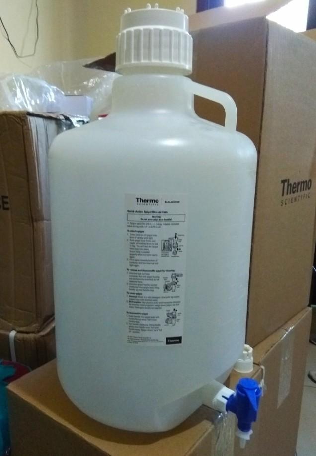 Jual Thermo Scientific Nalgene Carboy 20 Liter with Spigot PP Autoclavable - Kota Bekasi ...