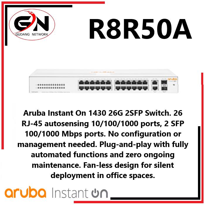 Jual HPE Aruba Instant On R8R50A 1430 26G 2SFP Switch - Jakarta Pusat ...