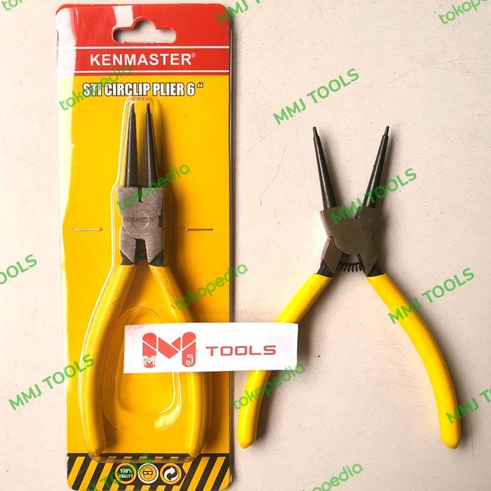 Jual Tang Snap Ring Lurus Tutup 6" KENMASTER-KENMASTER Tang Spi Lurus ...