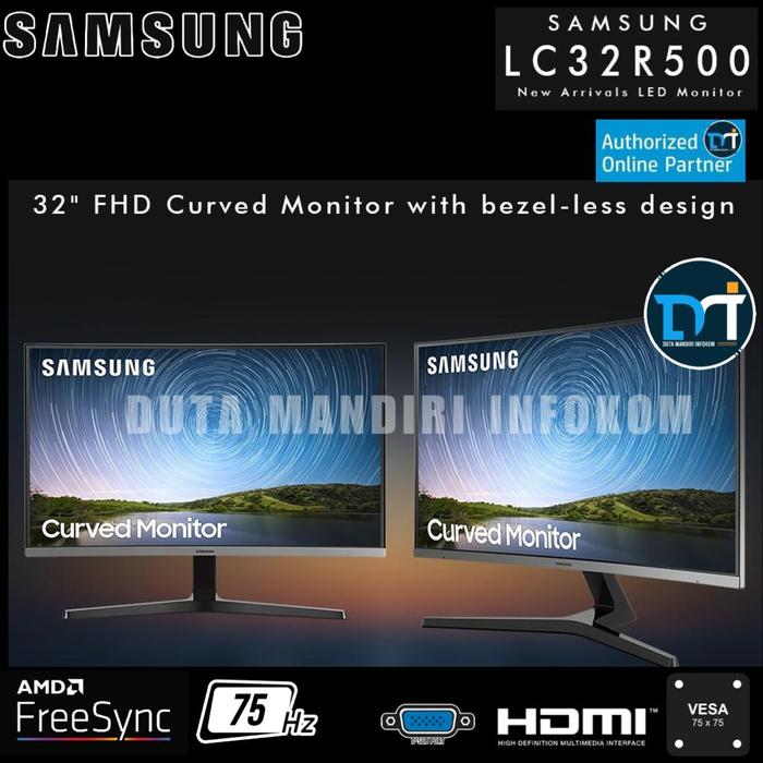 Jual Samsung C32R500 32" Curved - FHD VA 75Hz HDMI D-Sub FreeSync ...