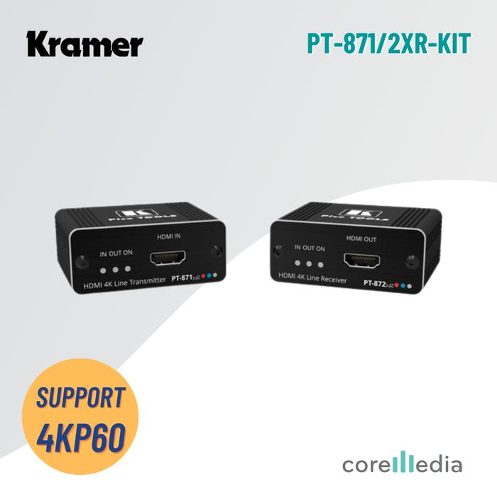 Promo Kramer 4K HDR HDMI Compact PoC Extender over Long-Reach DGKat 2.0 ...
