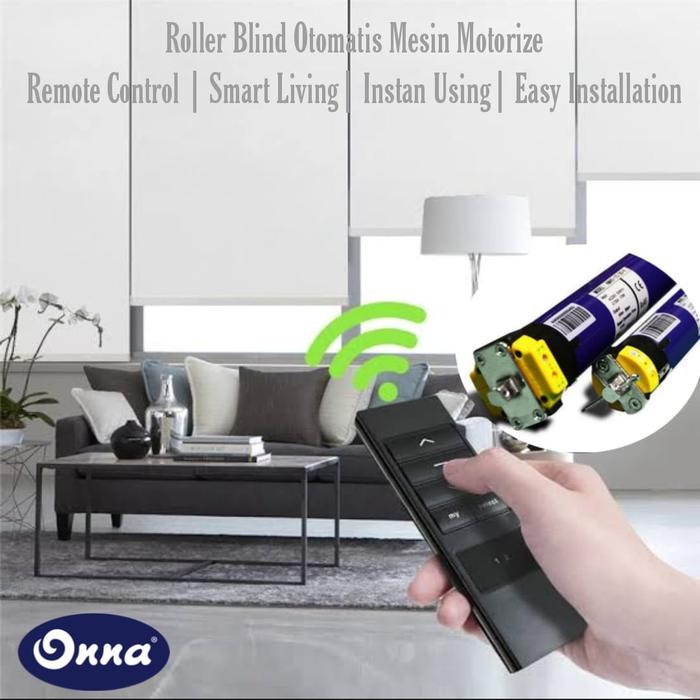 Jual ONNA / Roller Blinds / Motorize Otomatis / Remote Control / Smart ...