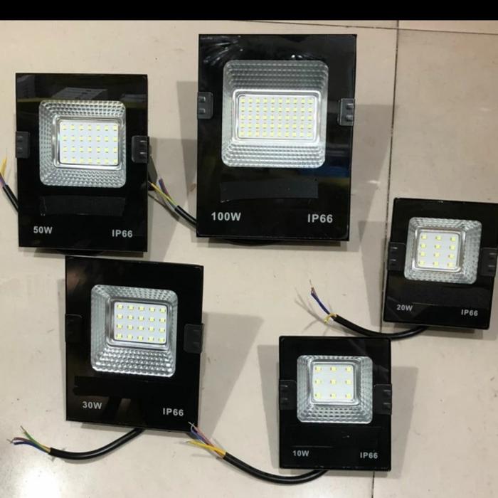 Jual Lampu led sorot 50w PUTIH 50 w sorot led outdoor jalan tembak ...